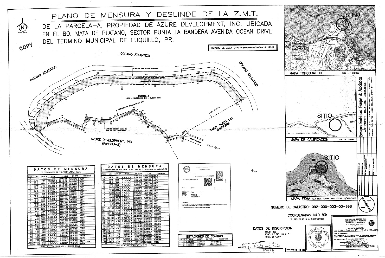 Aprobado el deslinde de punta la bandera - puntabandera.org